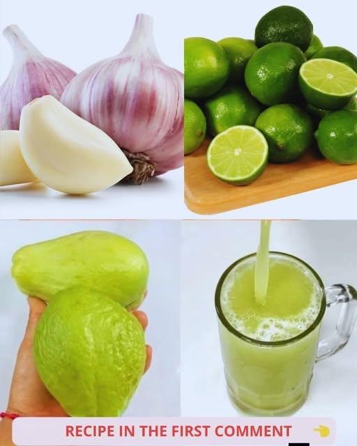 Green Detox Juice with Garlic & Lime – WebNeza