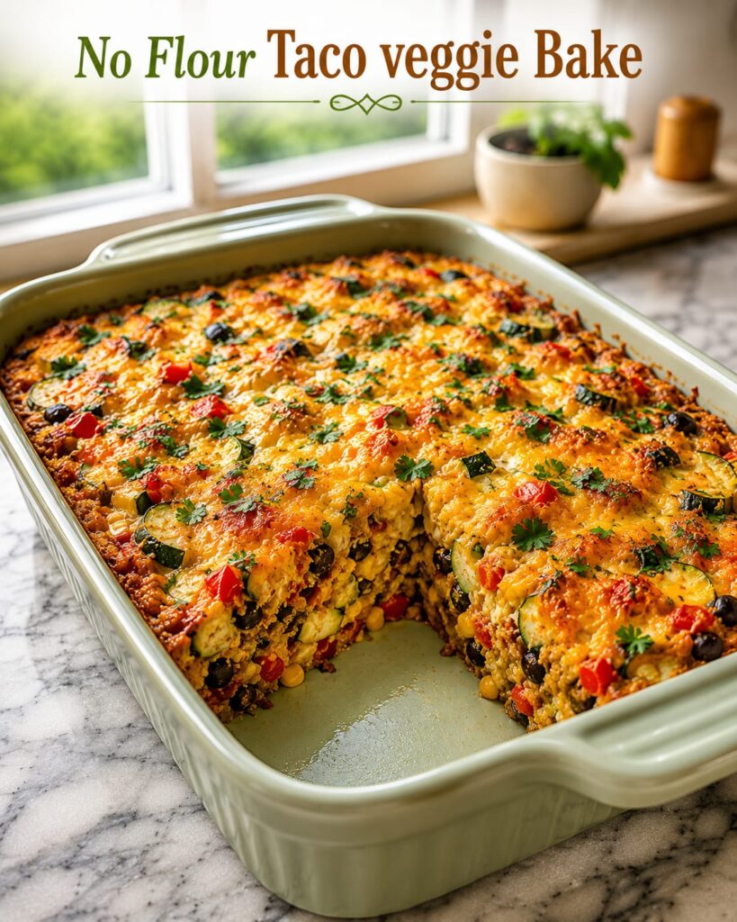No Flour Taco Veggie Bake (High-Protein, Gluten-Free) – WebNeza