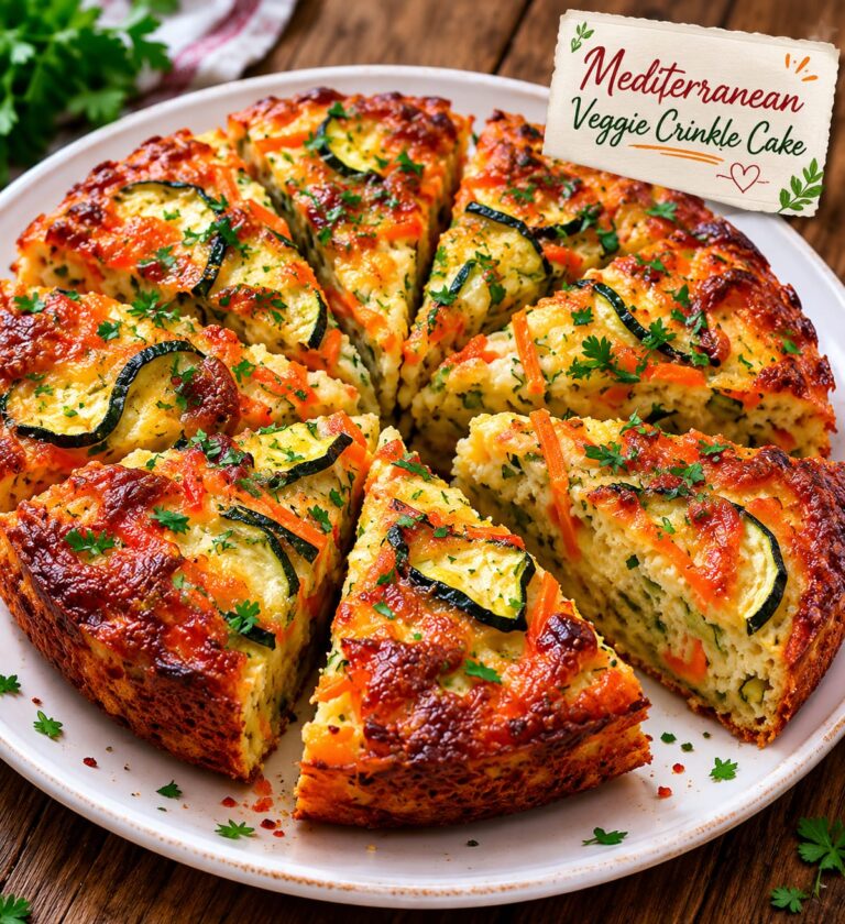 Mediterranean Veggie Crinkle Cake – WebNeza