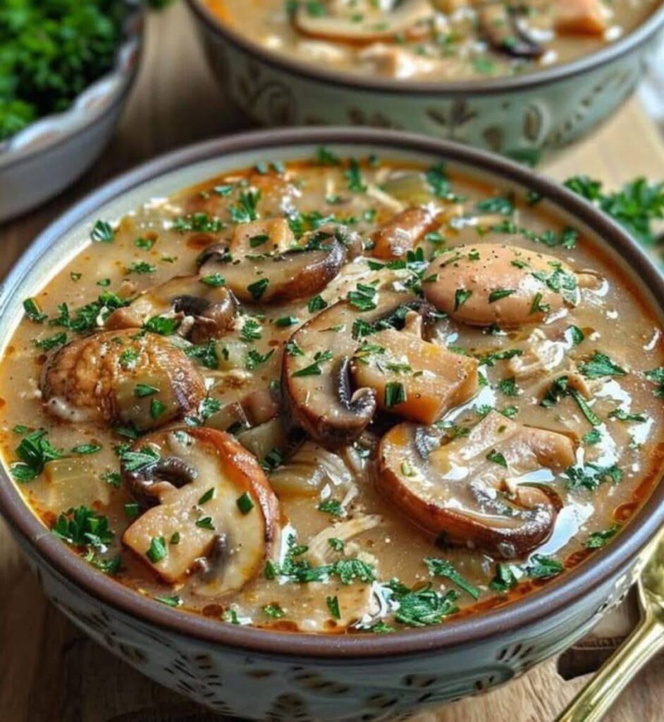 Rotisserie Chicken Mushroom Soup – WebNeza