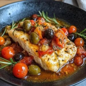 Mediterranean Baked Fish with Tomatoes & Olives – WebNeza