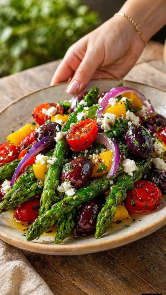 Mediterranean Asparagus & Olive Salad Recipe – WebNeza